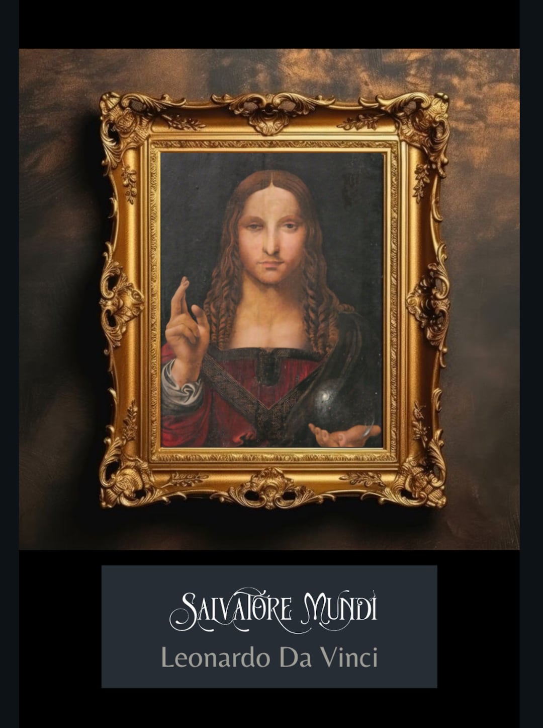 Da Vinci Print Salvator Mundi Print Leonardo Da Vinci Art Renaissance ...