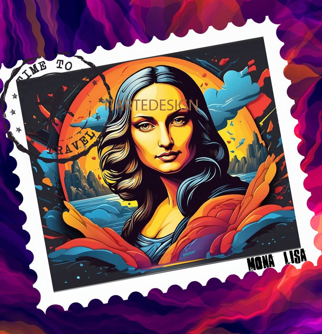 Mona Lisa Png Graphic Tees for Men or Women Mona Lisa PNG 4k Cmyk High ...