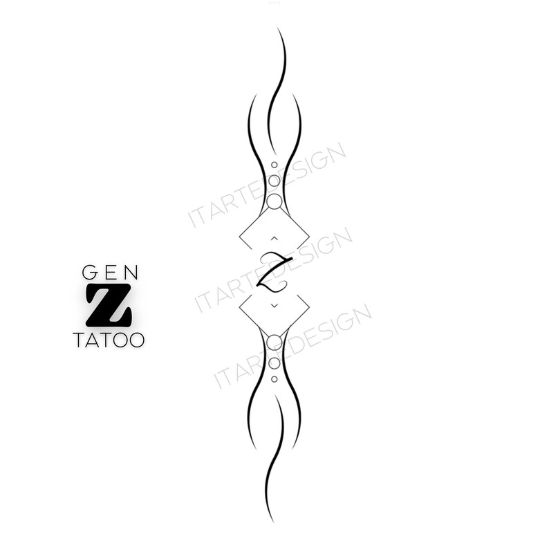 GEN Z Generation Tatoo Custom PNG Design Tattoo Design Unisex - Etsy