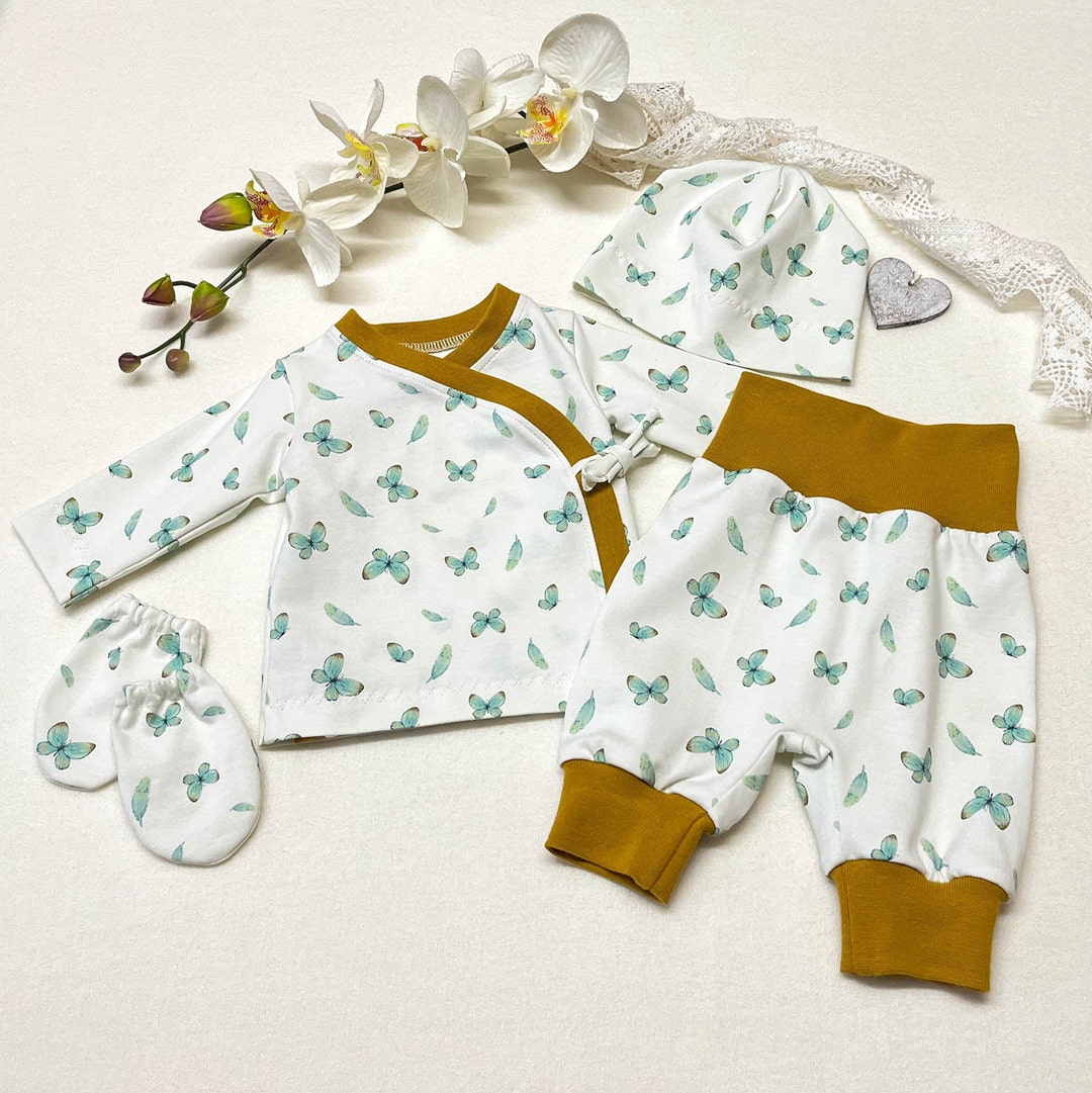 Baby Clothes, Starter Kit, Premature Baby Clothes, Wrap Shirt, Bloomers ...