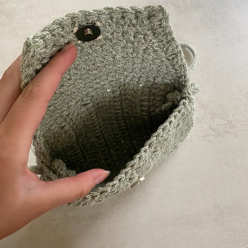 Chic and Compact Crochet Bag Pattern PDF Tutorial for a Stylish Small ...