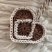 Crochet Gingerbread Heart | Christmas Ornament - Etsy