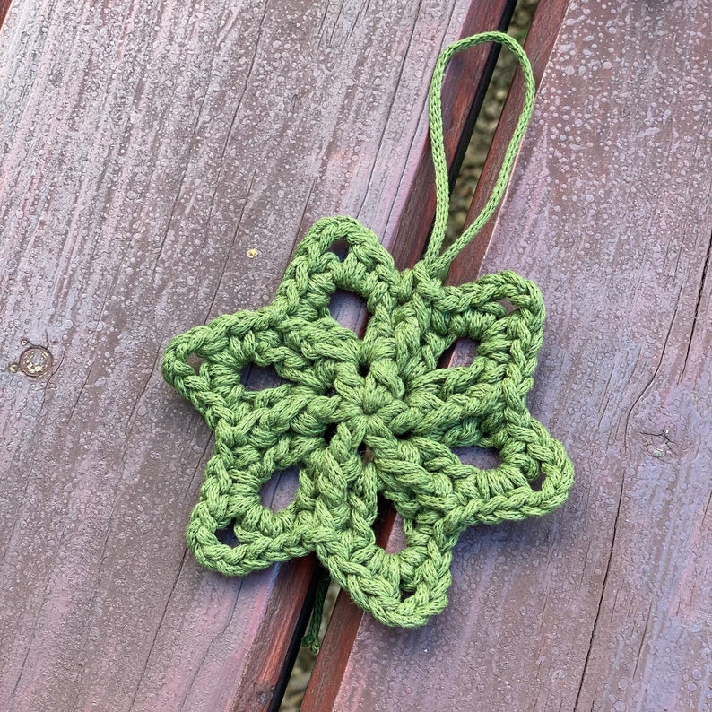 Crochet Small 6 Point Star Ornament - Etsy