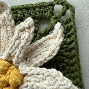 Edelweiss Flower Granny Square Crochet Pattern - Etsy