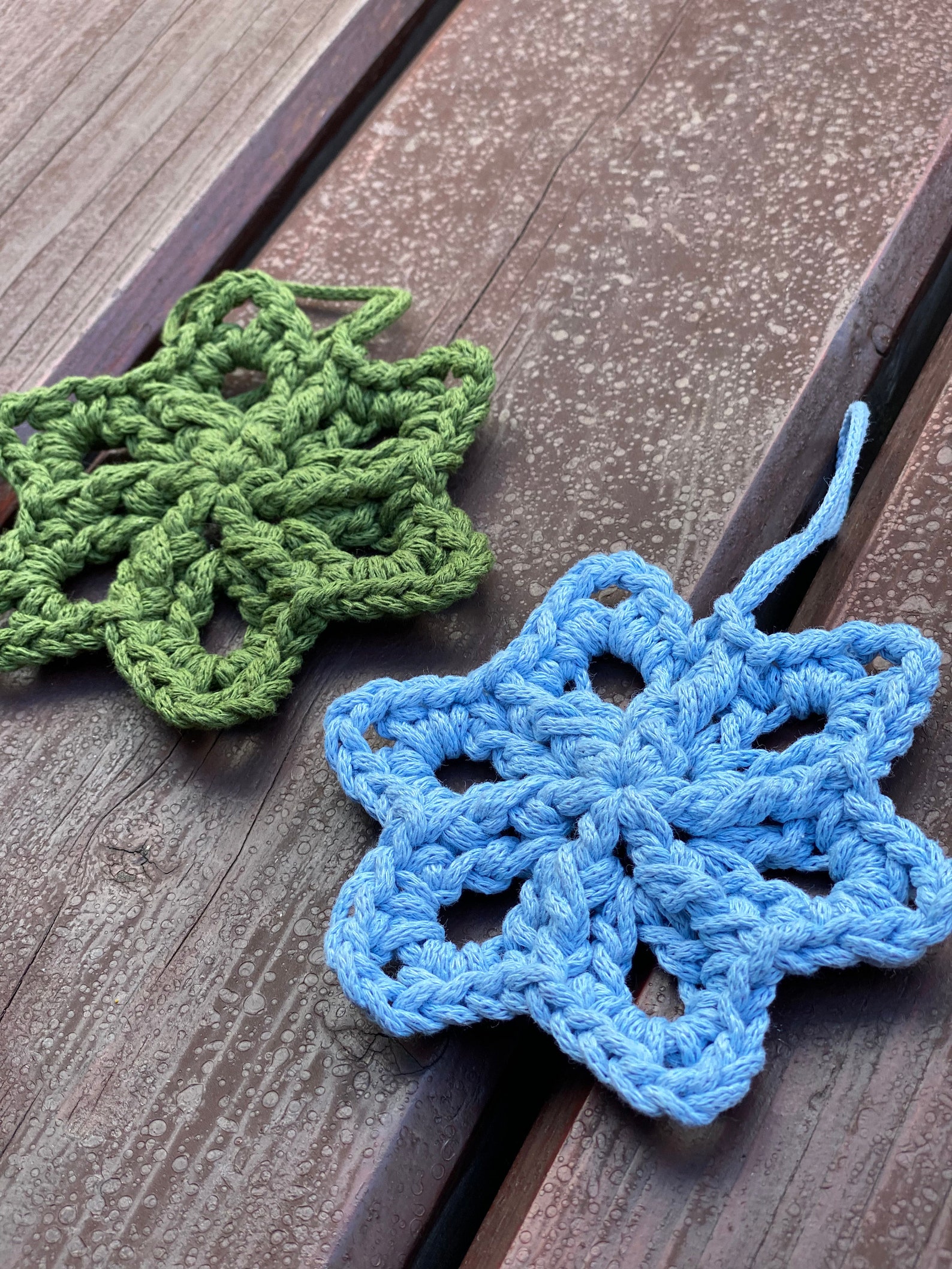 Crochet Small 6 Point Star Ornament - Etsy