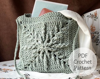 Crochet Granny Square Small Bag - Etsy