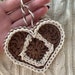 Crochet Gingerbread Heart | Christmas Ornament - Etsy