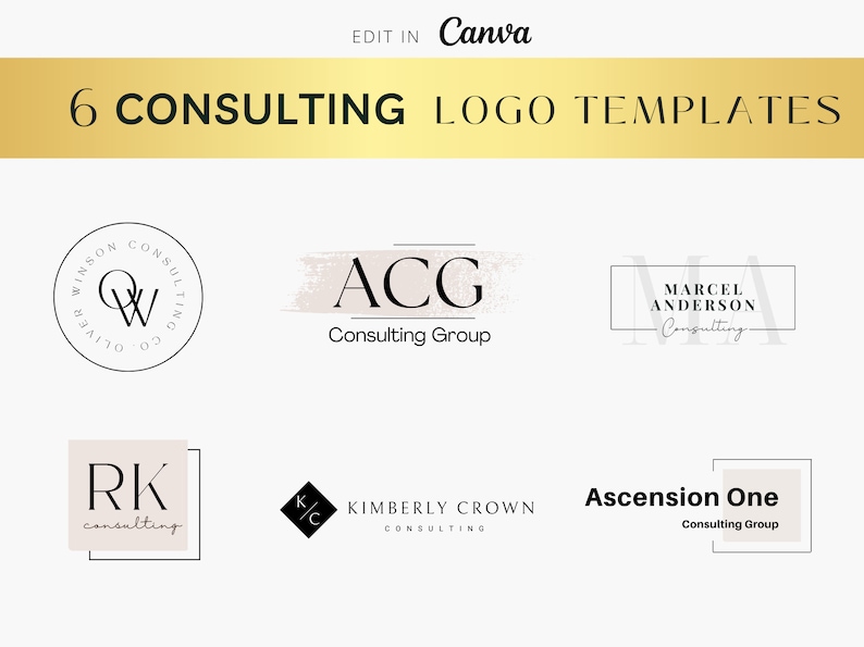 Consulting Logo, Consulting Logo Design Template, Consulting Marketing ...