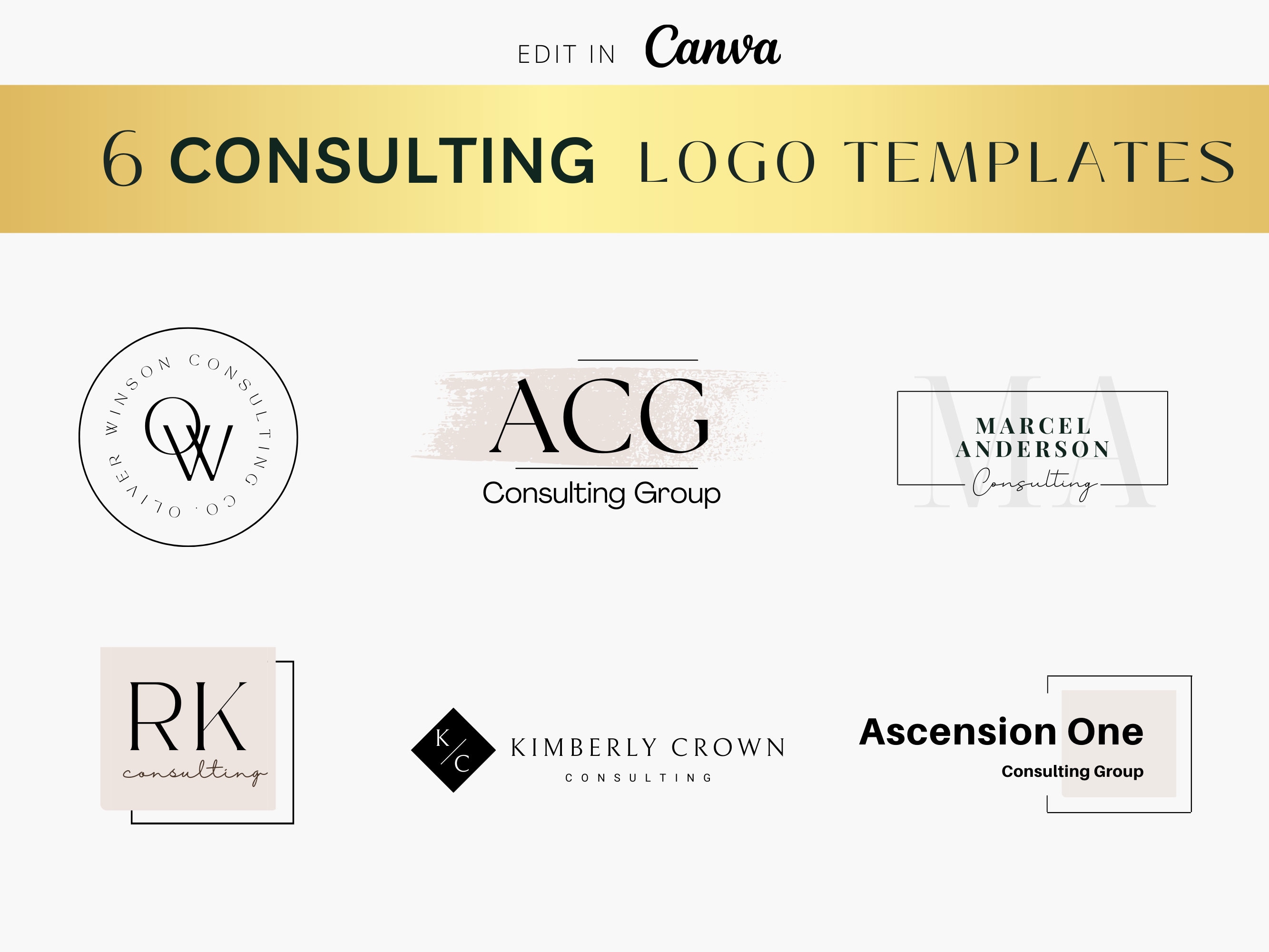 Consulting Logo, Consulting Logo Design Template, Consulting Marketing ...