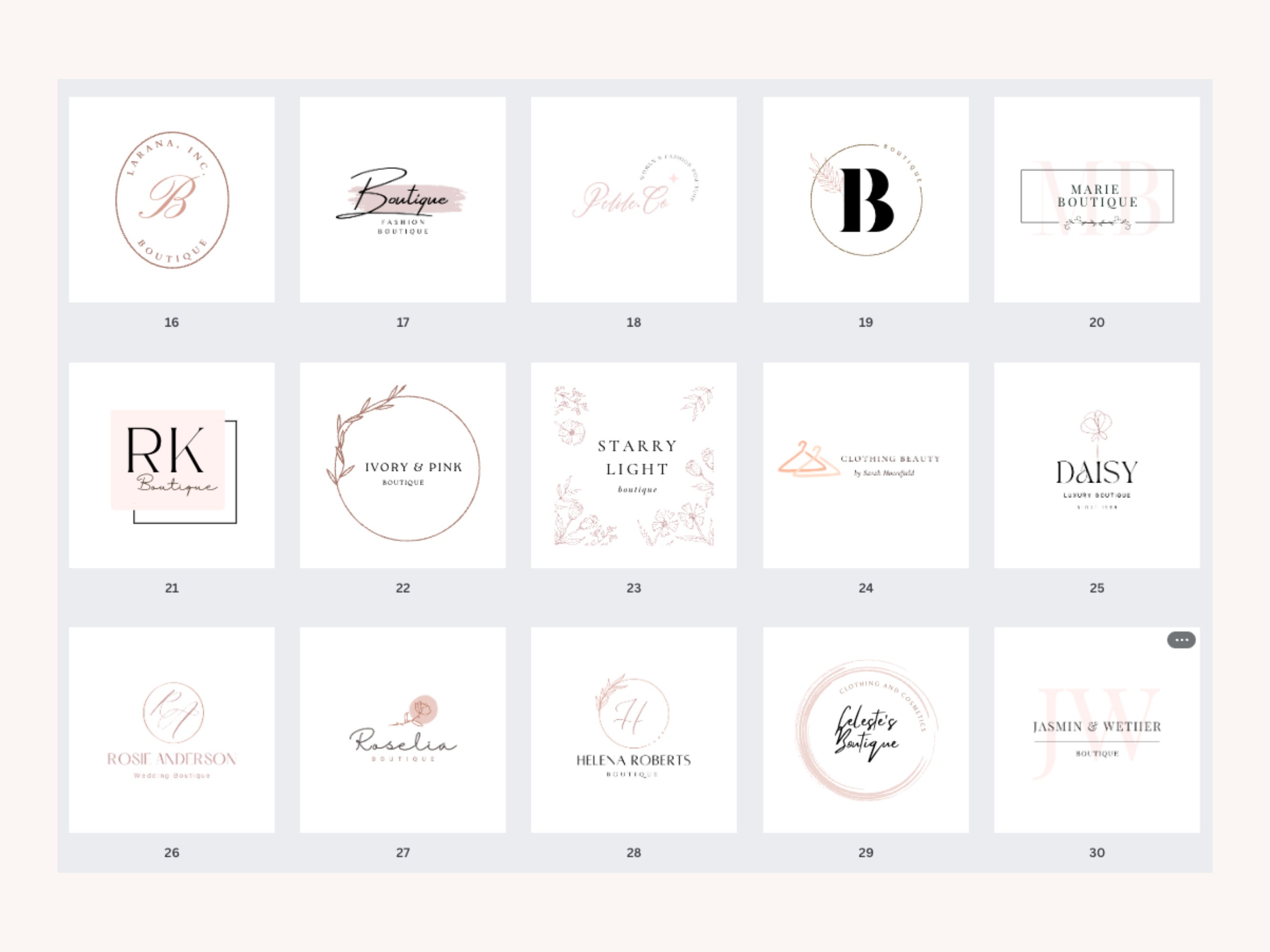 Boutique Logo Design, Logos Design Custom Boutique, Boutique Logo ...