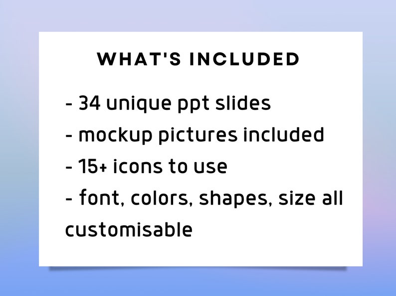 UX Portfolio Template, UX Design Template, UX Research, Powerpoint ...