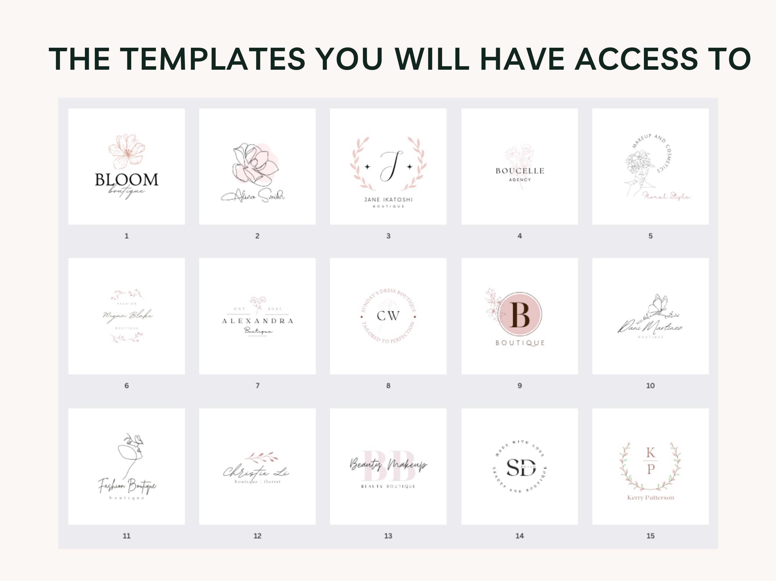 Boutique Logo Design, Logos Design Custom Boutique, Boutique Logo ...