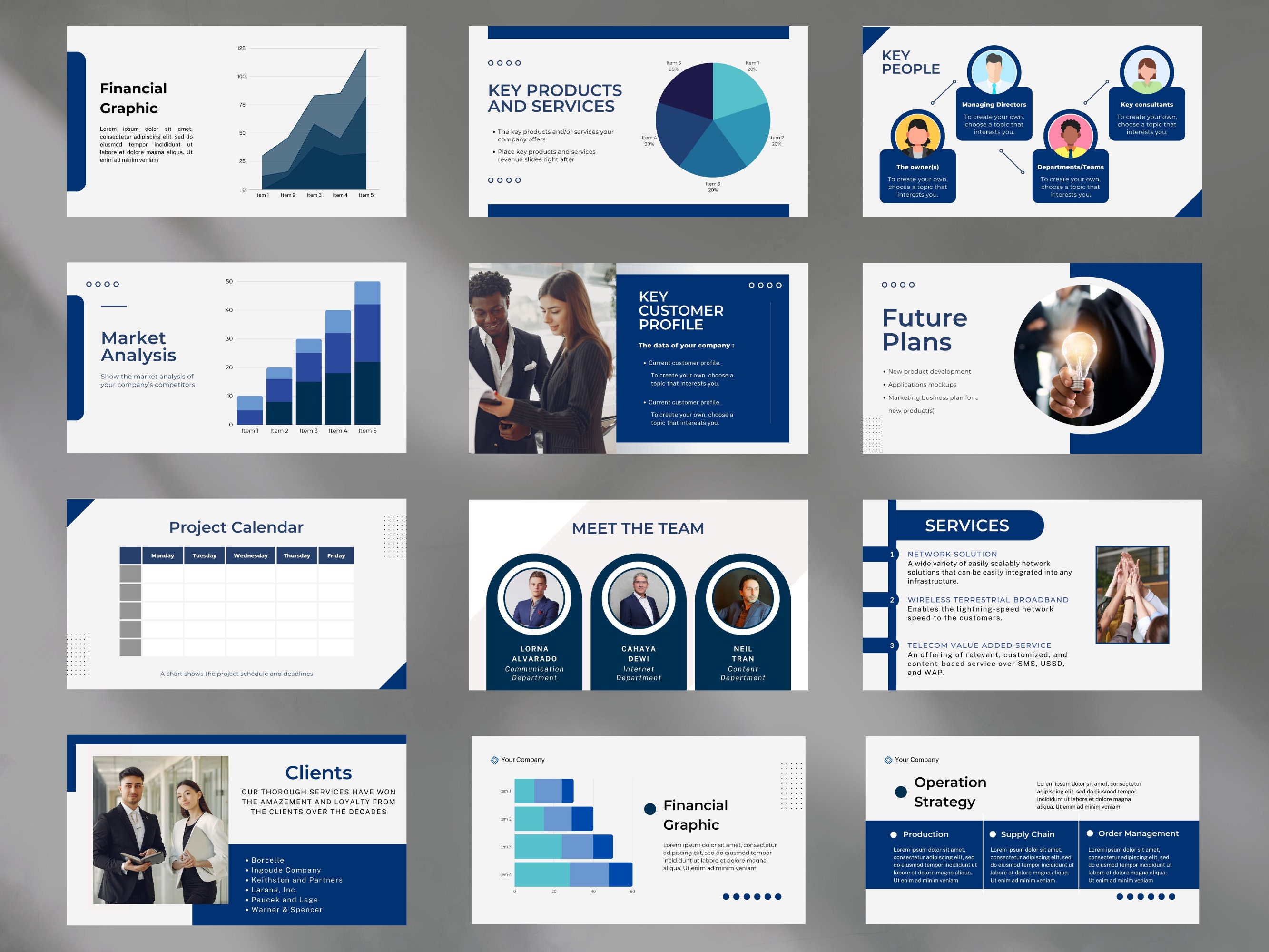 PPT Template Business , Powerpoint Template Professional, Clean ...