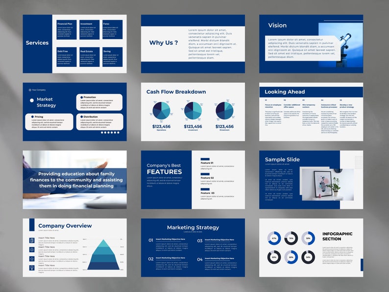 PPT Template Business , Powerpoint Template Professional, Clean ...