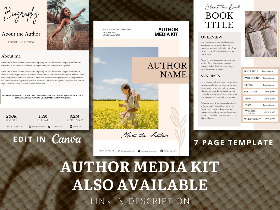 Author Logo Design, Writer Logo, Logo for Authors and Writers, Blogger ...