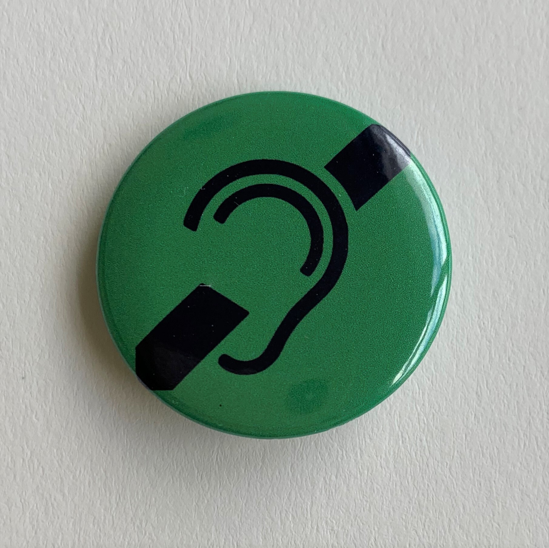 Hard of Hearing Badge, Deaf, Hearing Impaired. - Etsy