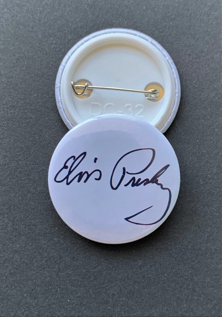 Elvis Presley Silhouette Badges - Etsy UK