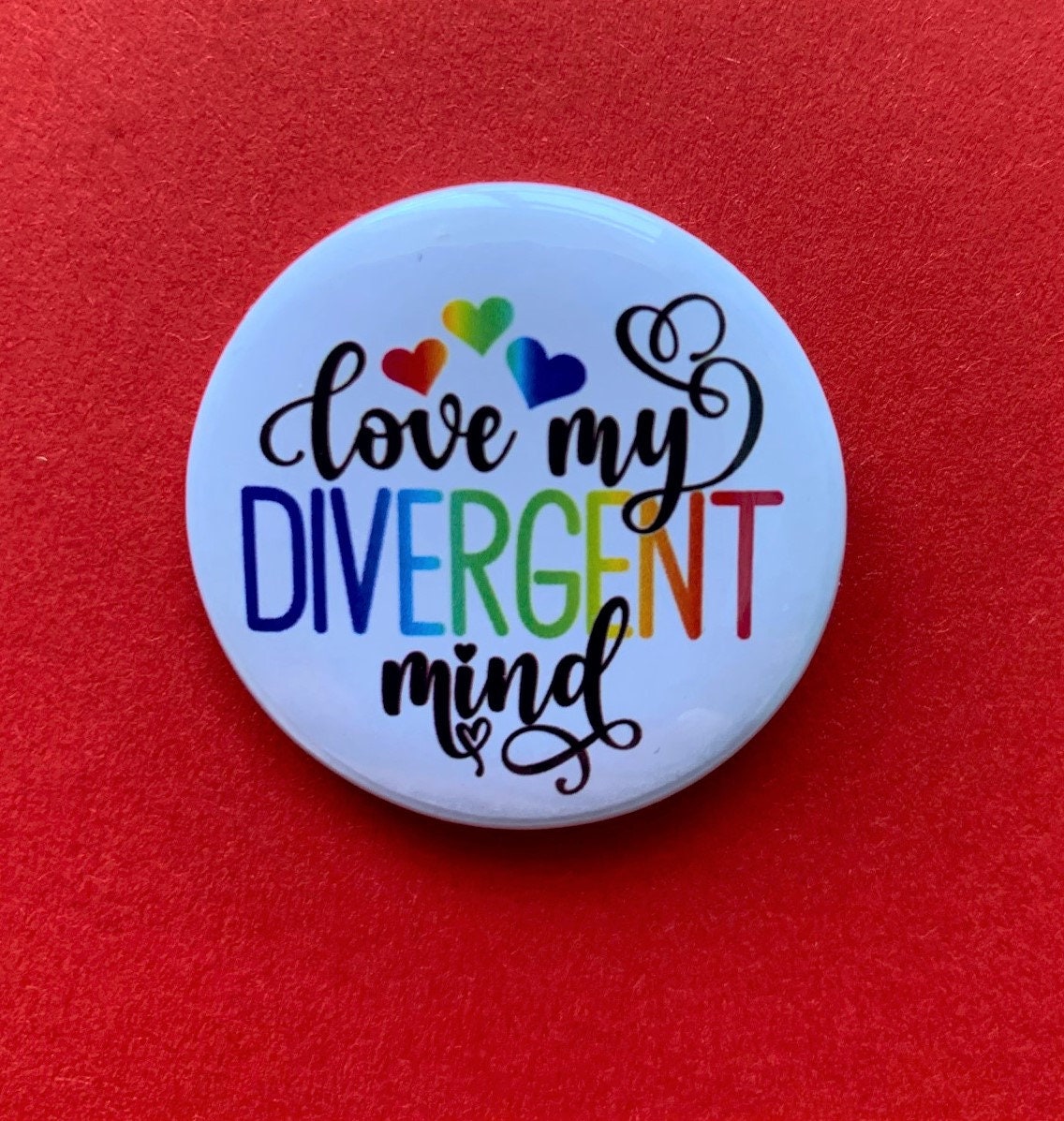 ADHD Neurodiversity Neurotypical Badges - Etsy UK