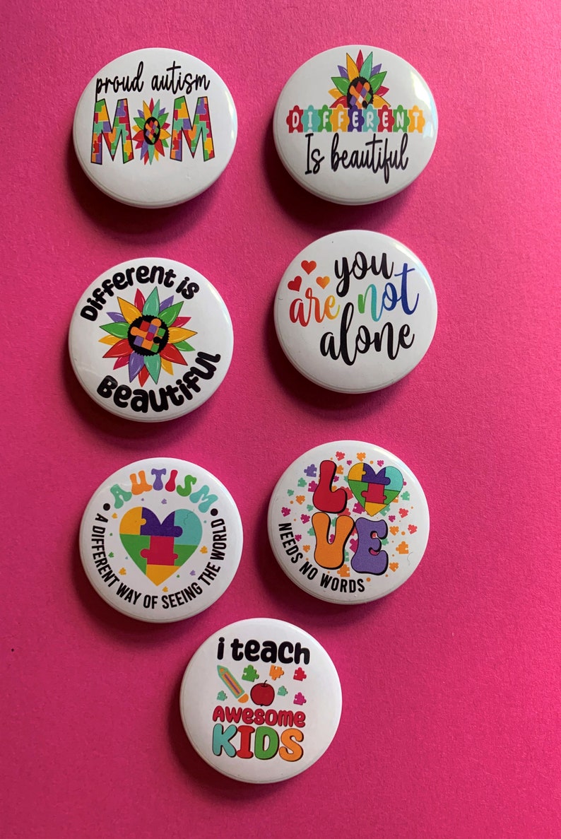 Autism, Autistic Badges - Etsy