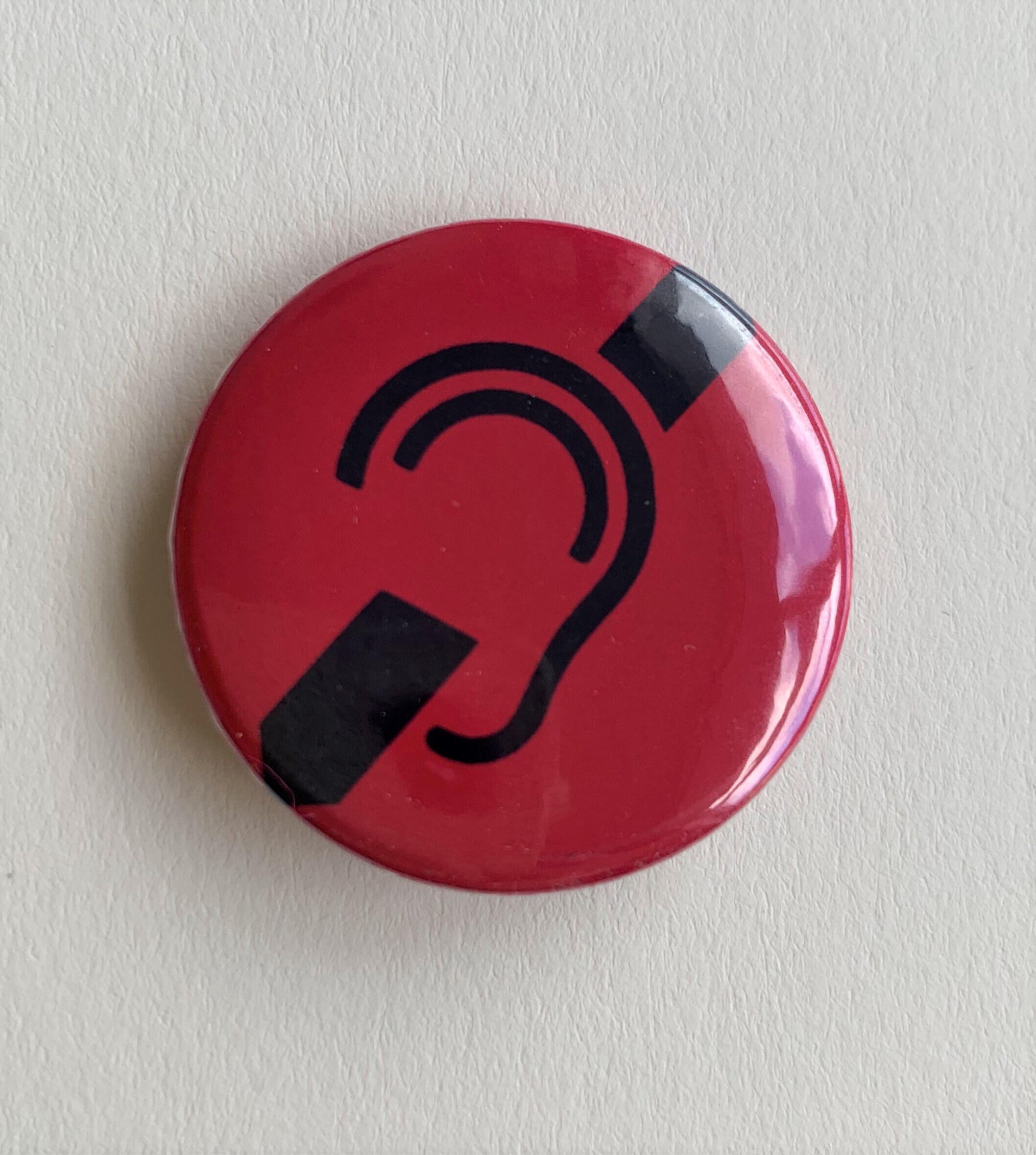 Hard of Hearing Badge, Deaf, Hearing Impaired. - Etsy UK