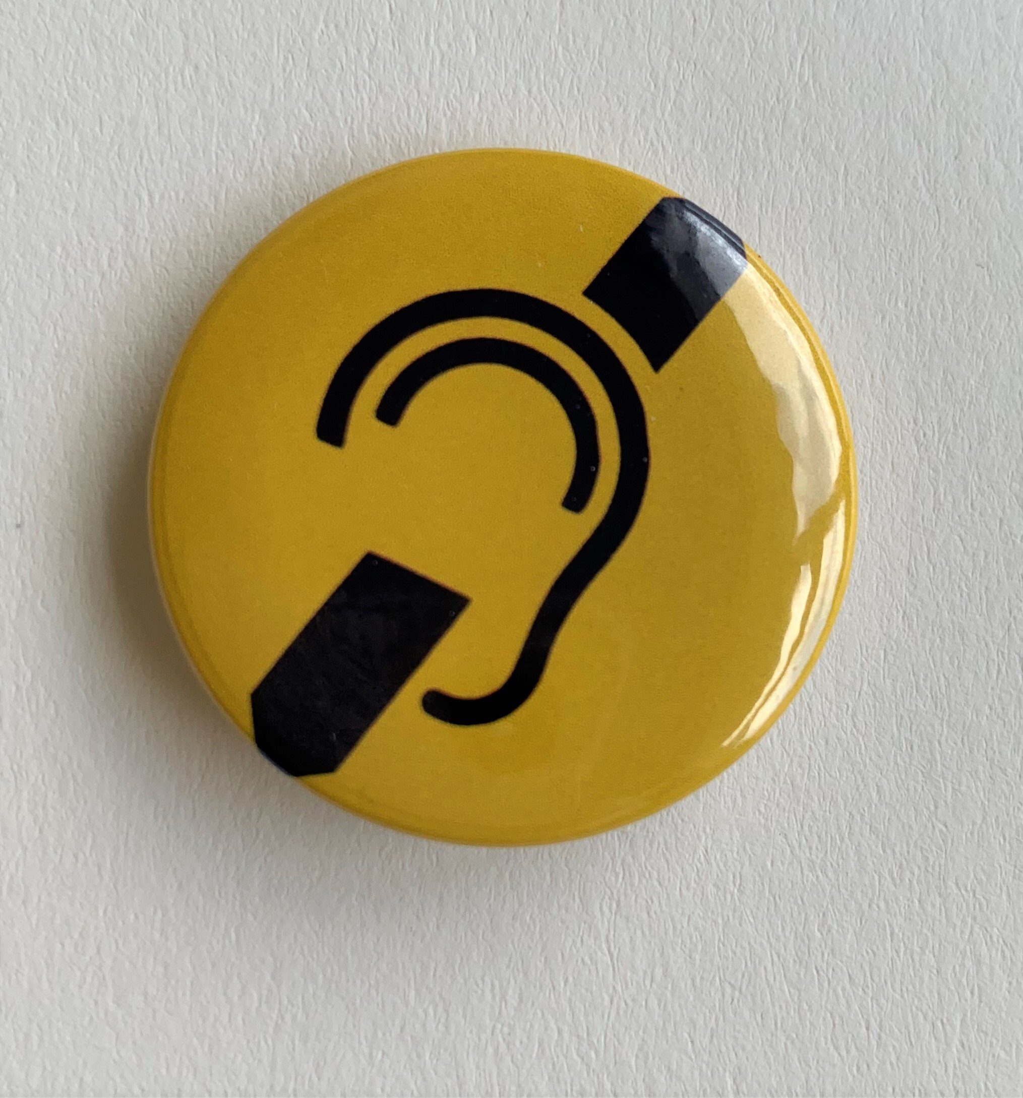 Hard of Hearing Badge, Deaf, Hearing Impaired. - Etsy UK