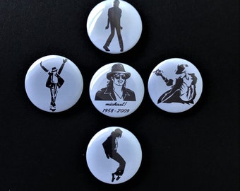 Michael Jackson Button - Etsy