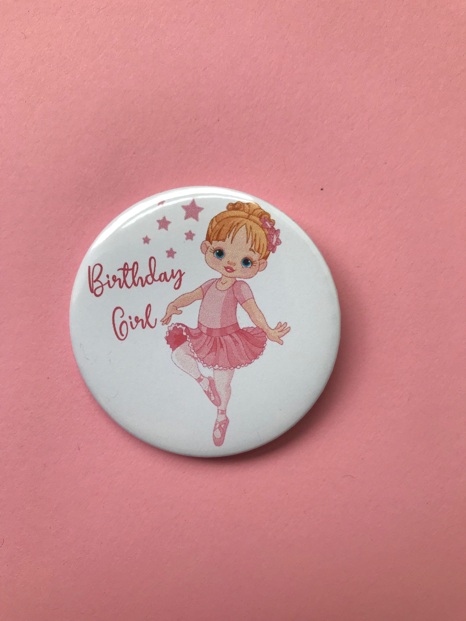 Birthday Girl Ballet Dancer Badge - Etsy