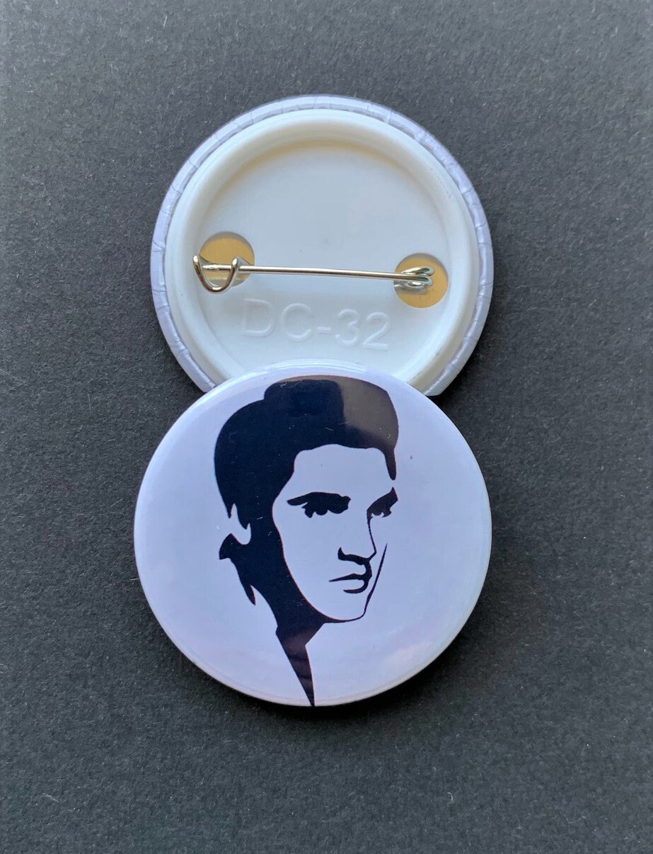 Elvis Presley Silhouette Badges - Etsy UK