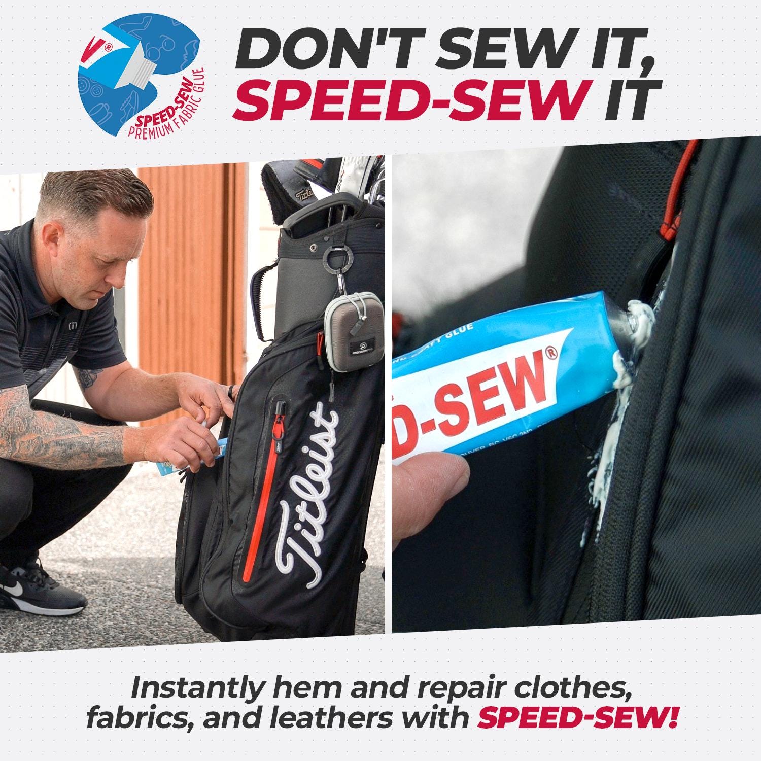 Speed-sew Fabric Glue: No Sew Adhesive for Denim, Upholstery - 12 Pack ...
