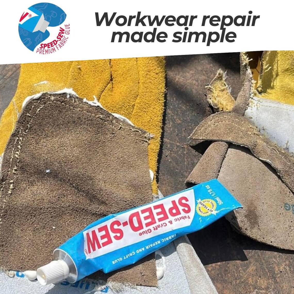 Speed-sew Fabric Glue: No Sew Adhesive for Denim, Upholstery - 12 Pack ...
