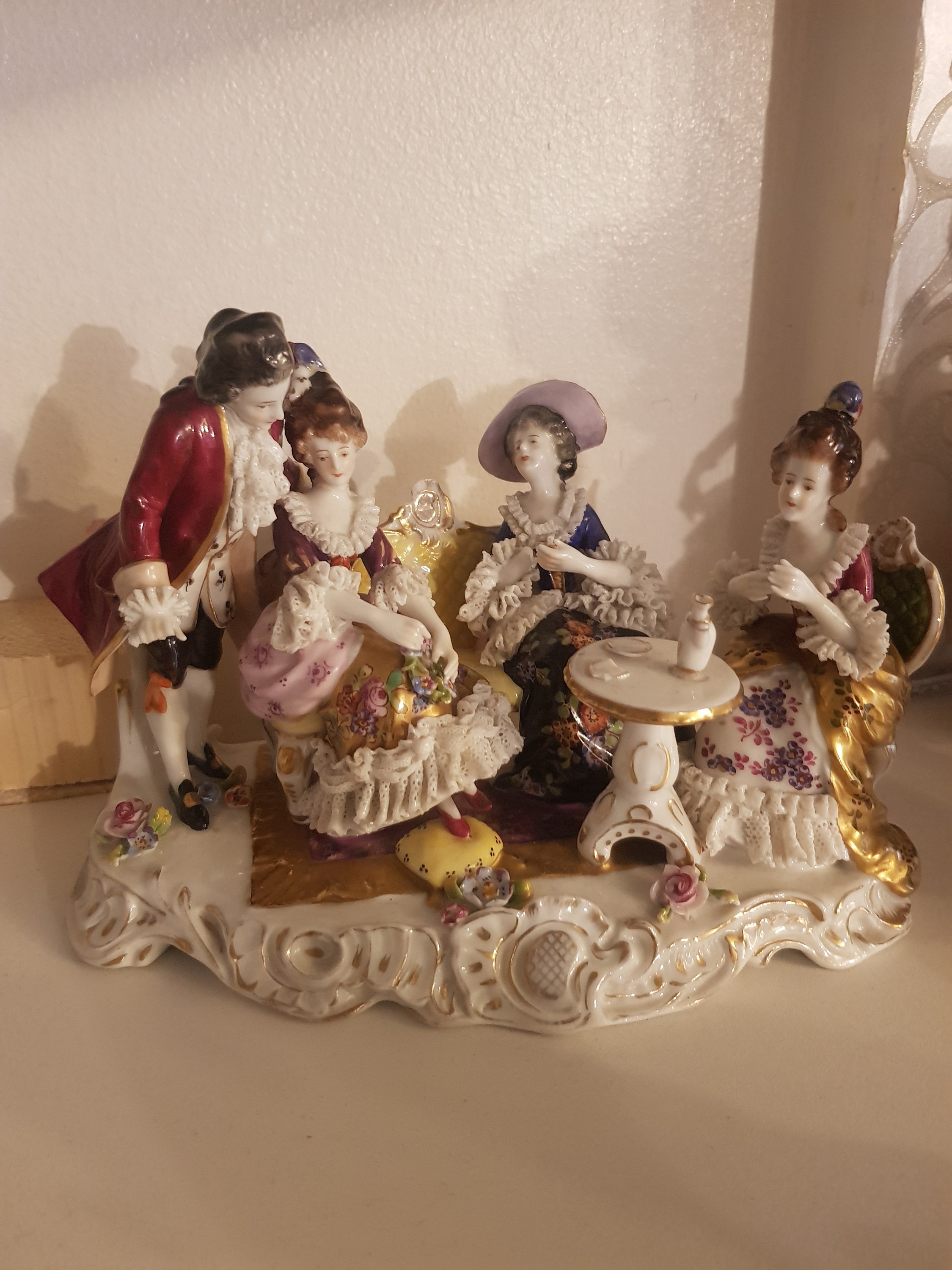 Rokoko Porcelain Figurines - Etsy