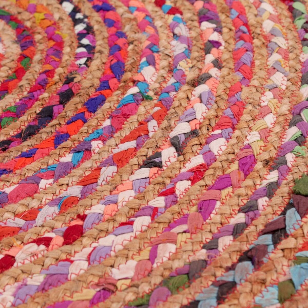 Cotton Multi-color Round Rugs Indian Handmade Cotton Round - Etsy