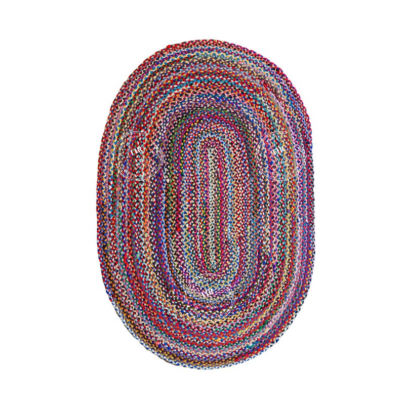 Colorful Braided Rug - Etsy