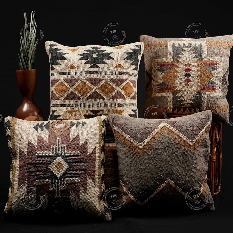Jute Cushions Sets - Etsy