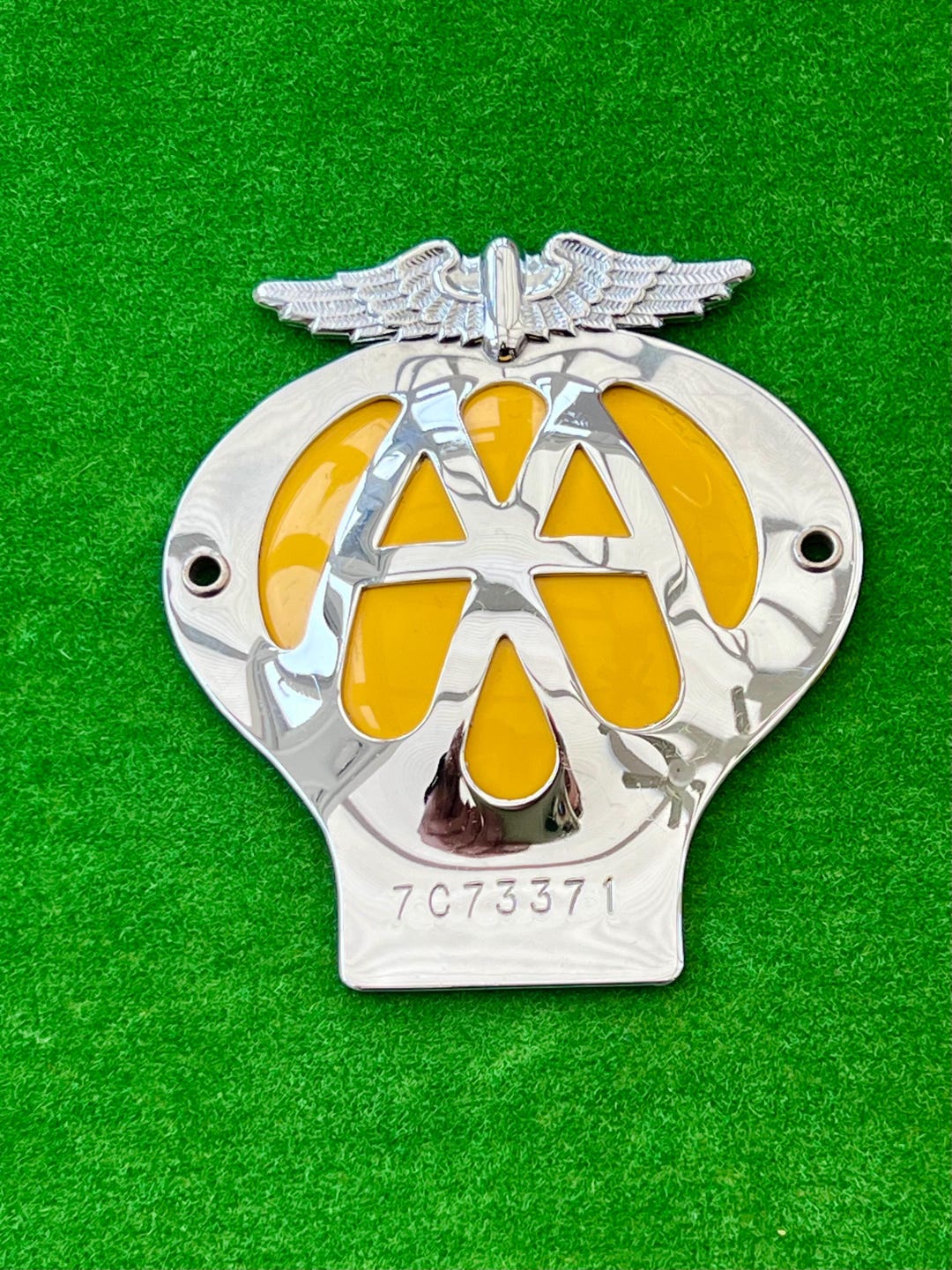 AA Vintage Badge Serial Number 7C73371 - Etsy