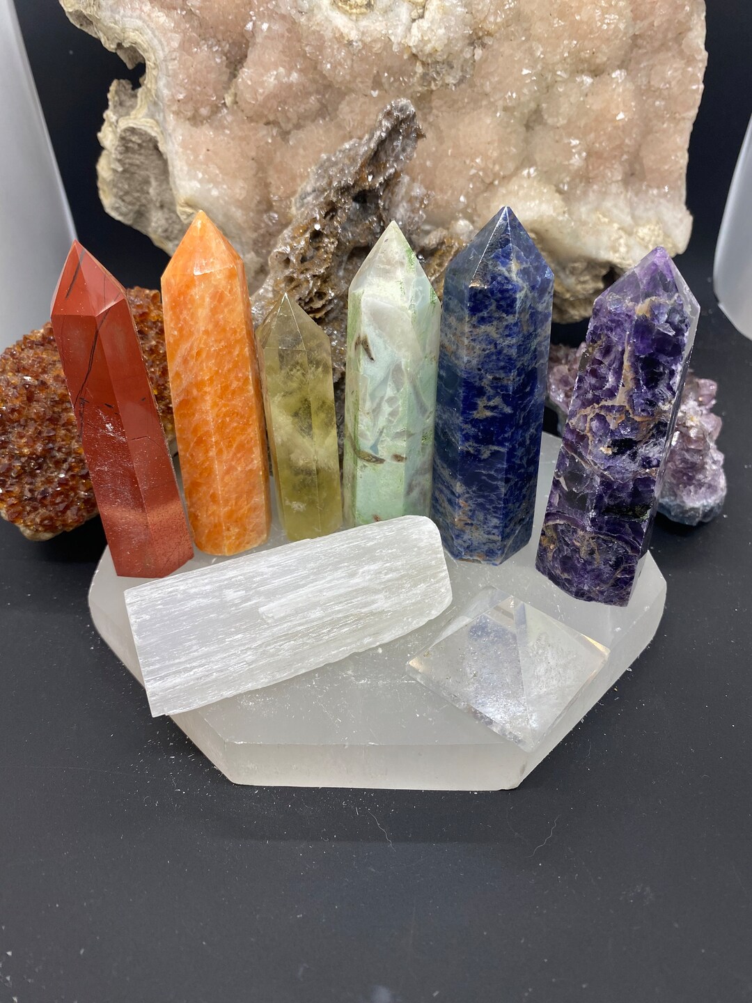 Chakra Tower Set 9 Pieces - Etsy