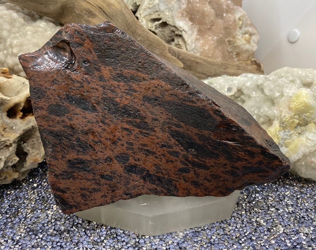 Raw Mahogany Obsidian Mountain 2.5lbs - Etsy