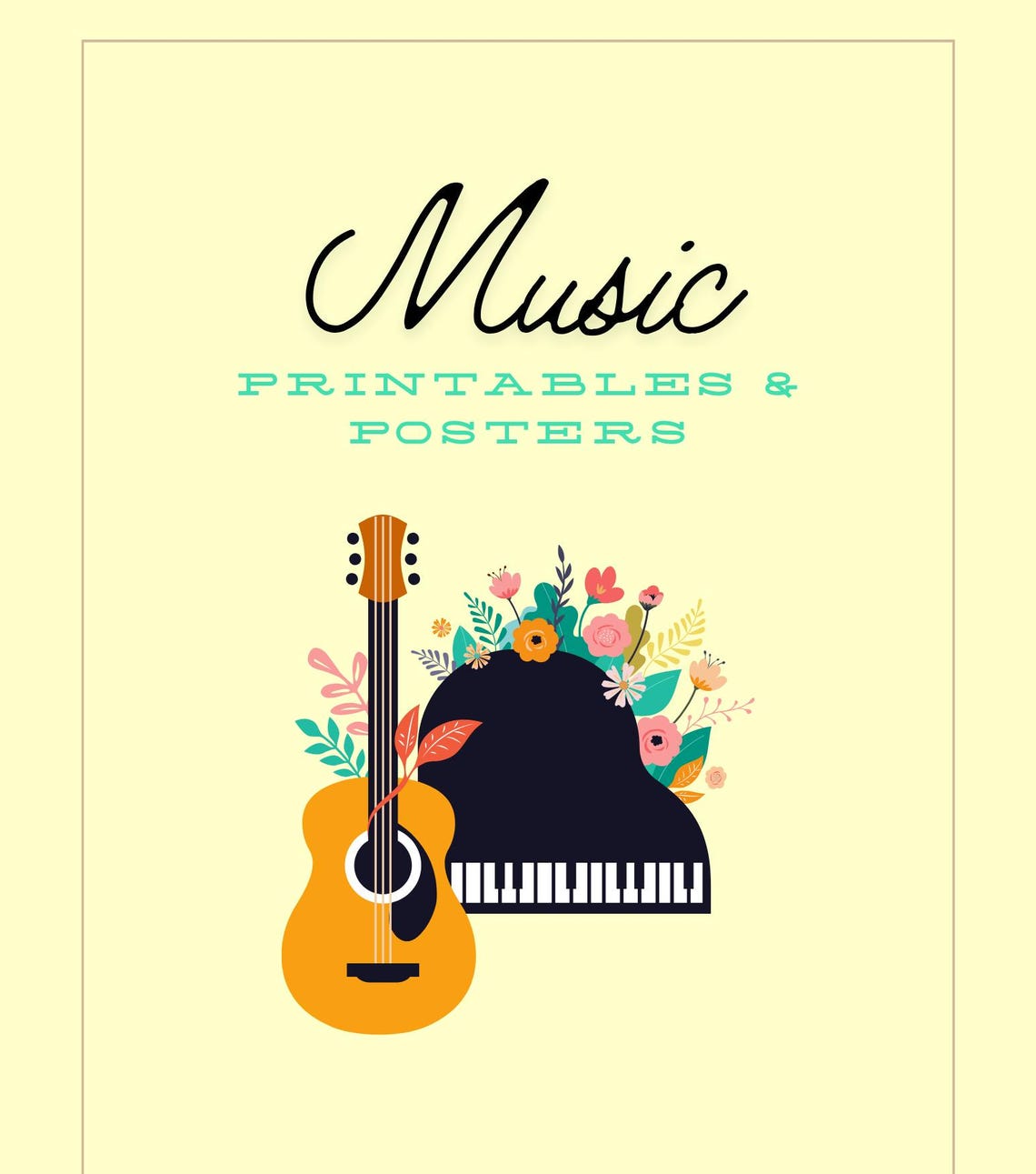 16 Best Music Theory Posters - Printable Bundle - Etsy