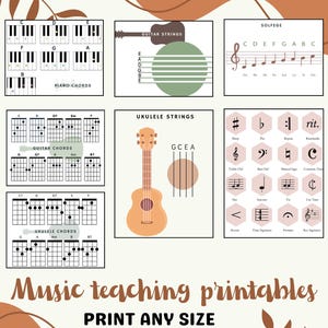 16 Best Music Theory Posters - Printable Bundle - Etsy