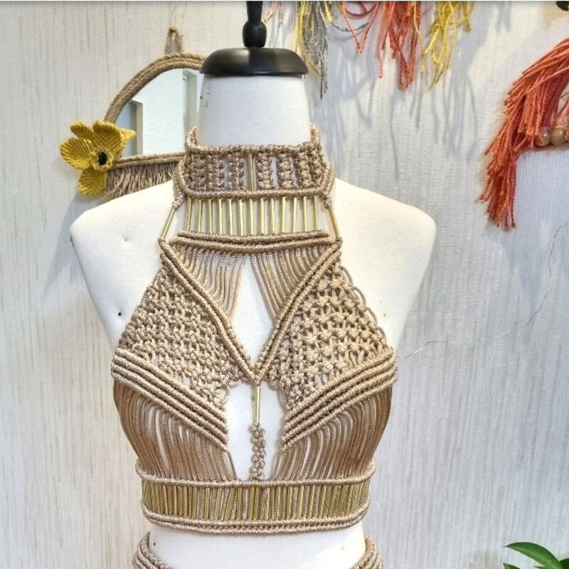 Macrame Tops - Etsy