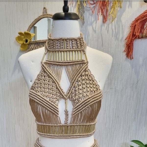 Macrame Top - Etsy