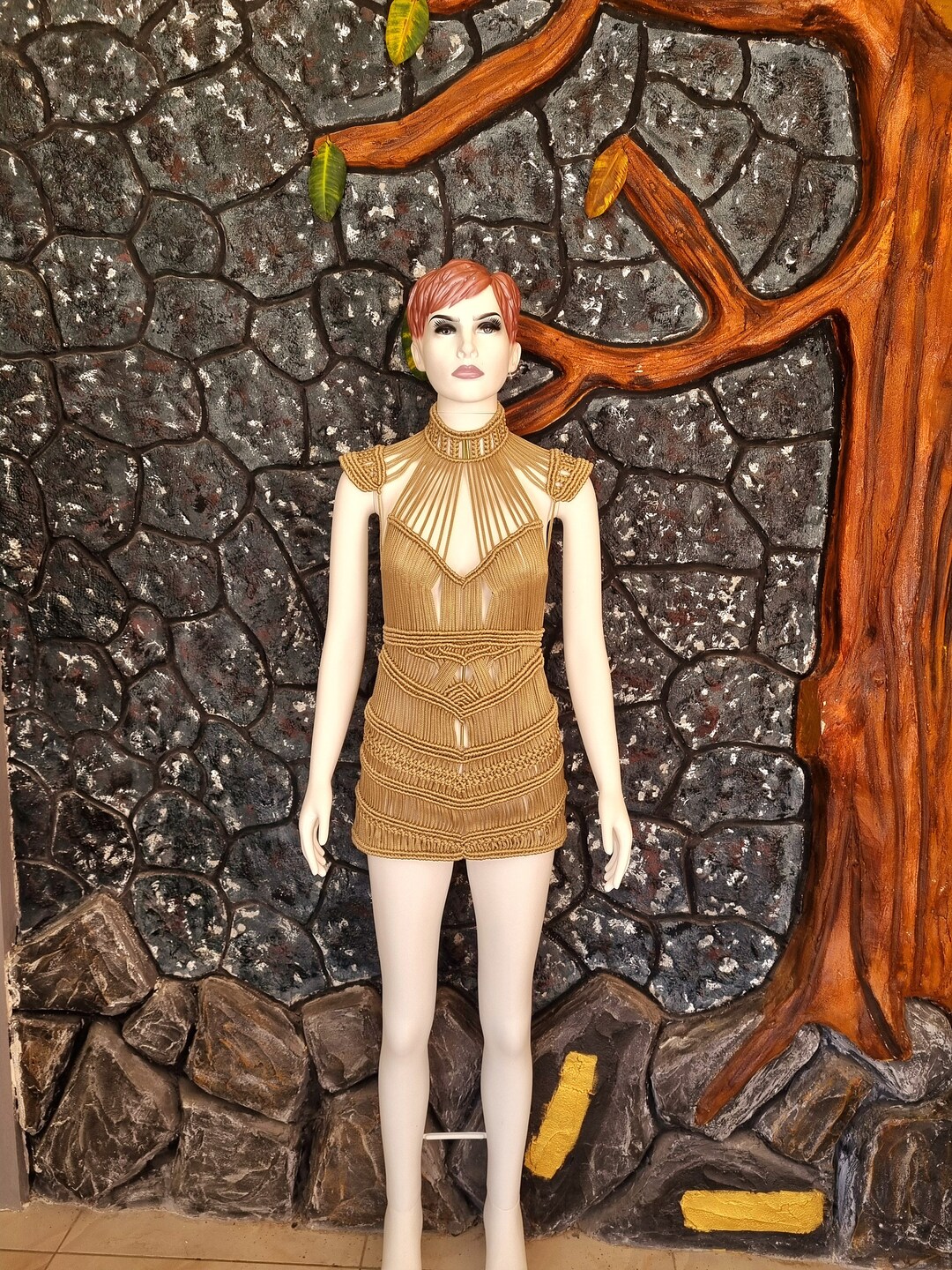 Egyptian Dress, Macrame Dress, Rave Party Dress, Wedding Dress, Rave ...