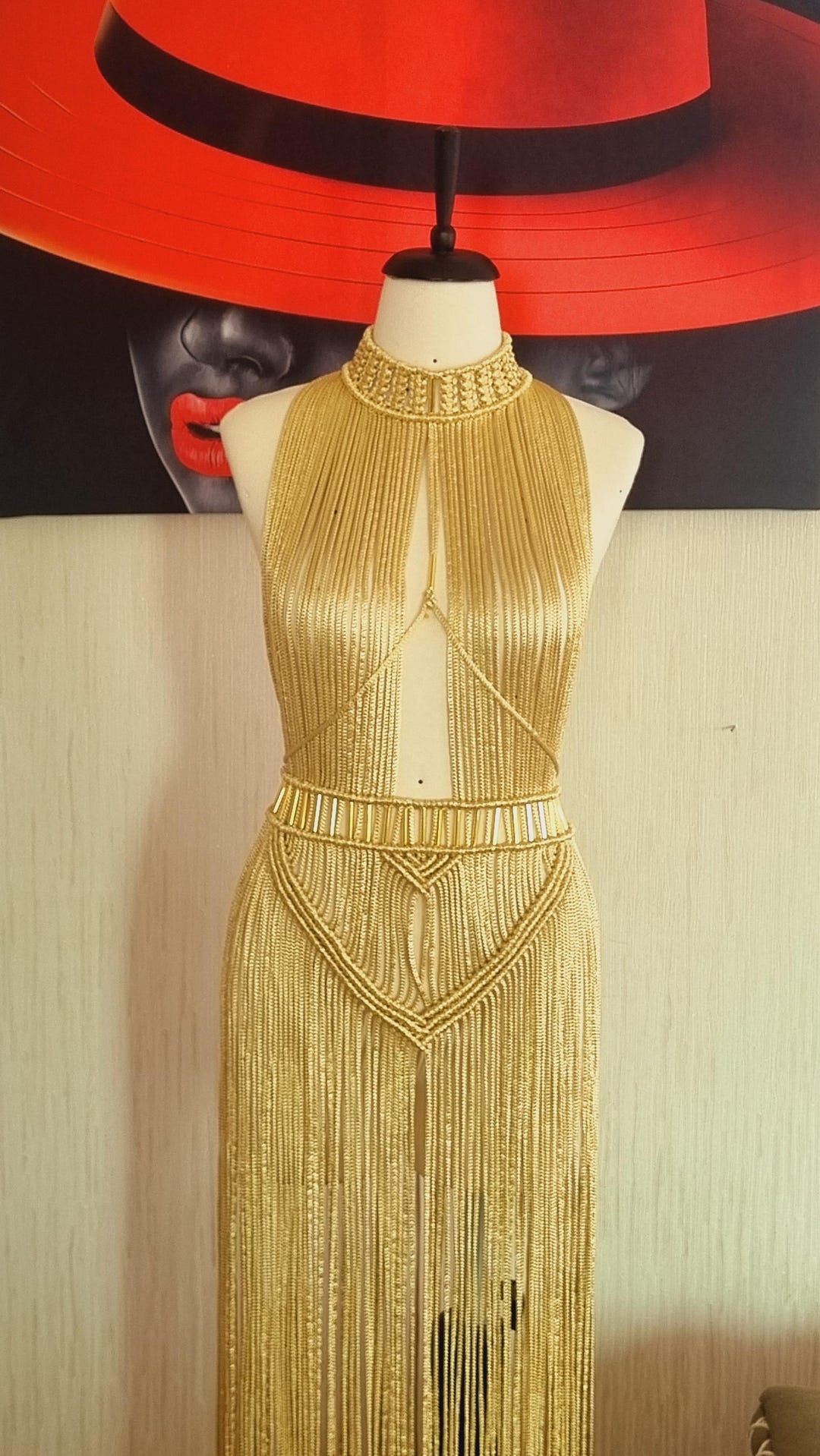 Macrame Dress, Drag Queen Dress, Cleopatra Costume, Medusa Costume ...