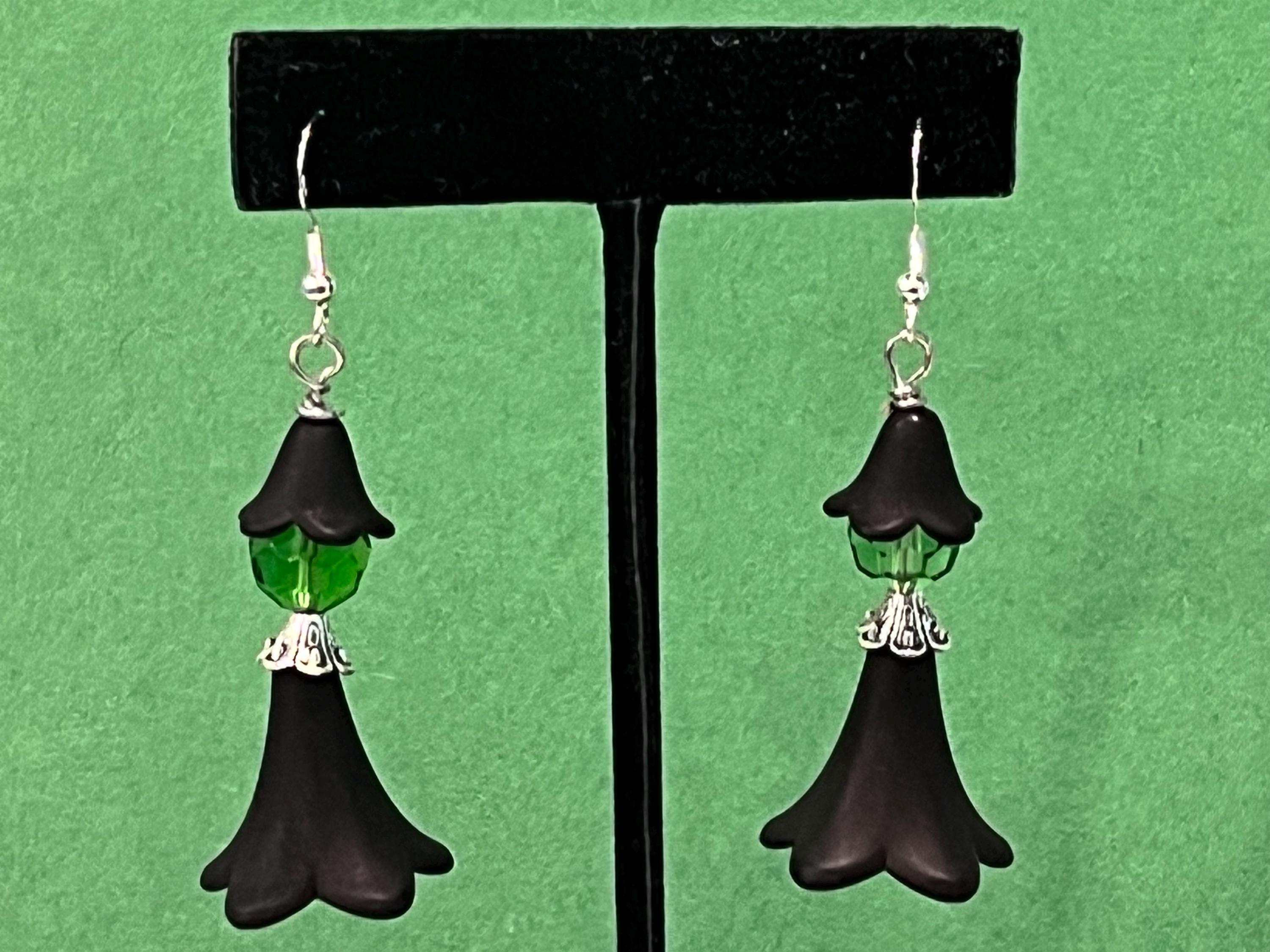 Wicked Inspired Earrings: Elphaba and Glinda Jewelry - Etsy