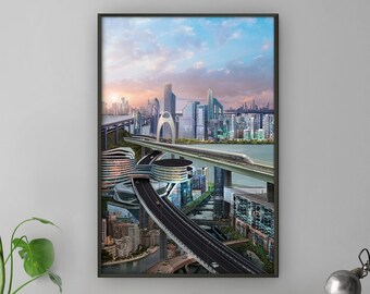 Tech Inspired Art - Etsy