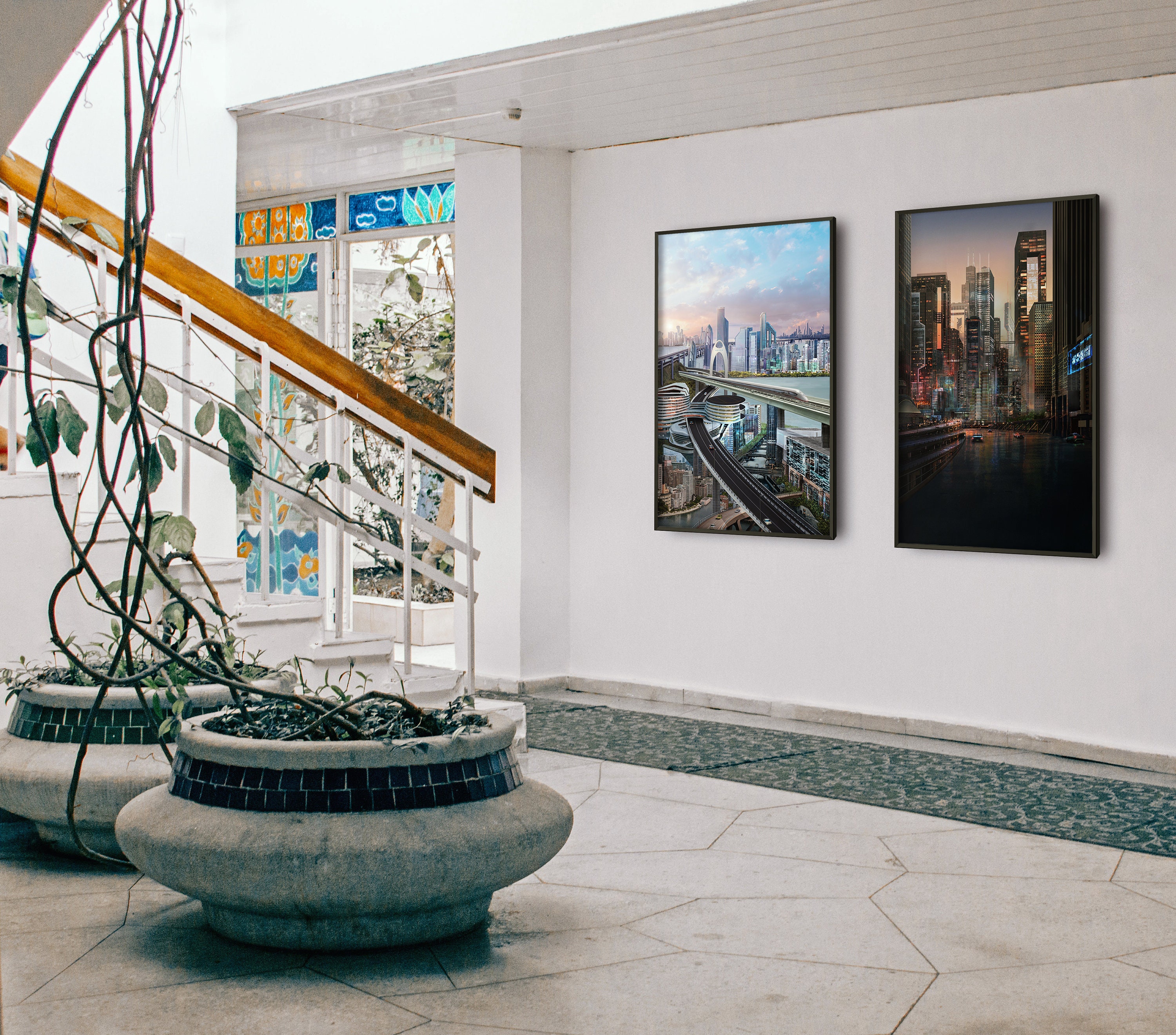 Bright Colours, Modern, Vibrant Wall Decor, Poster for Home, Office ...