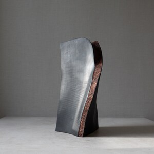 Modern Handmade Wooden Sculptural Vase Abstract Artwork for Dry ...