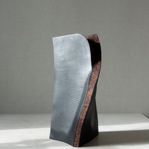 Modern Handmade Wooden Sculptural Vase Abstract Artwork for Dry ...