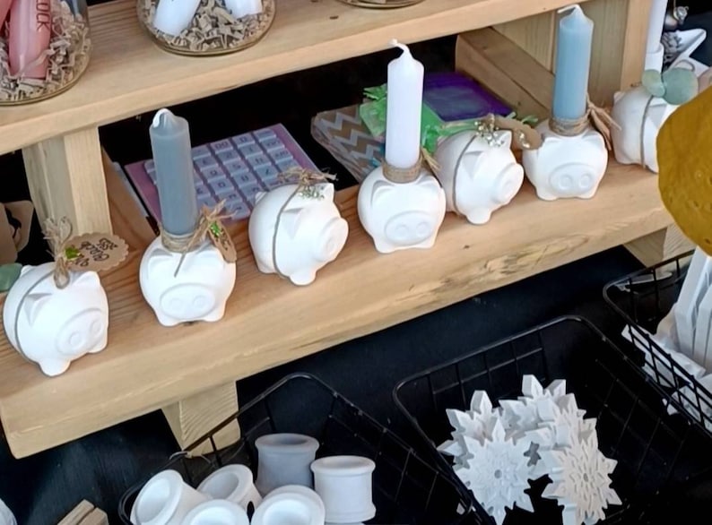 Glücksschwein Glücksbringer Glück Raysin Gips Deko Geschenk ...