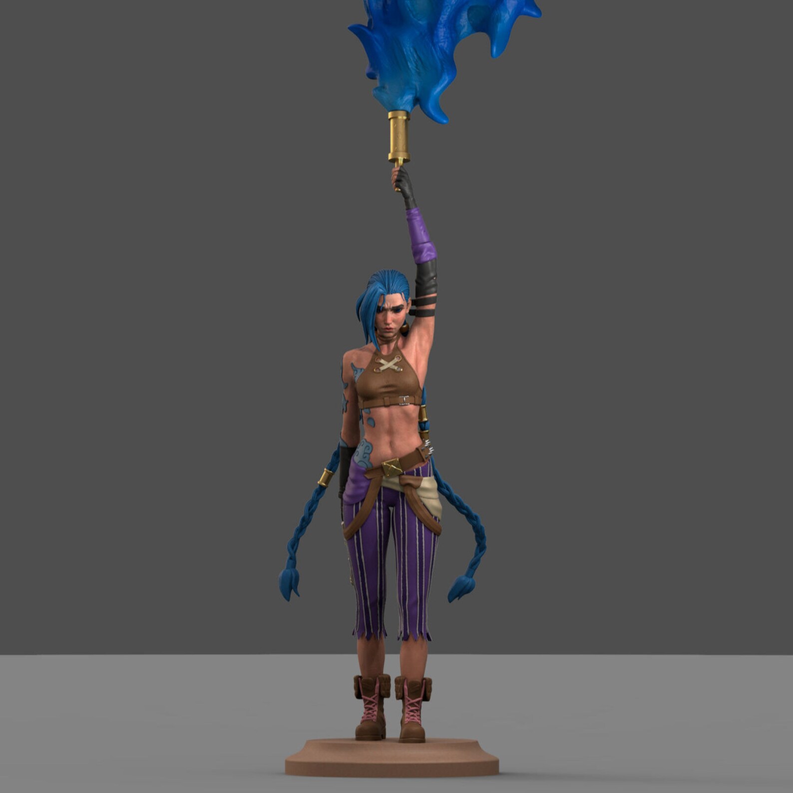 Arcane Jinx With Flare Fan Art Collectible Miniature - Etsy UK